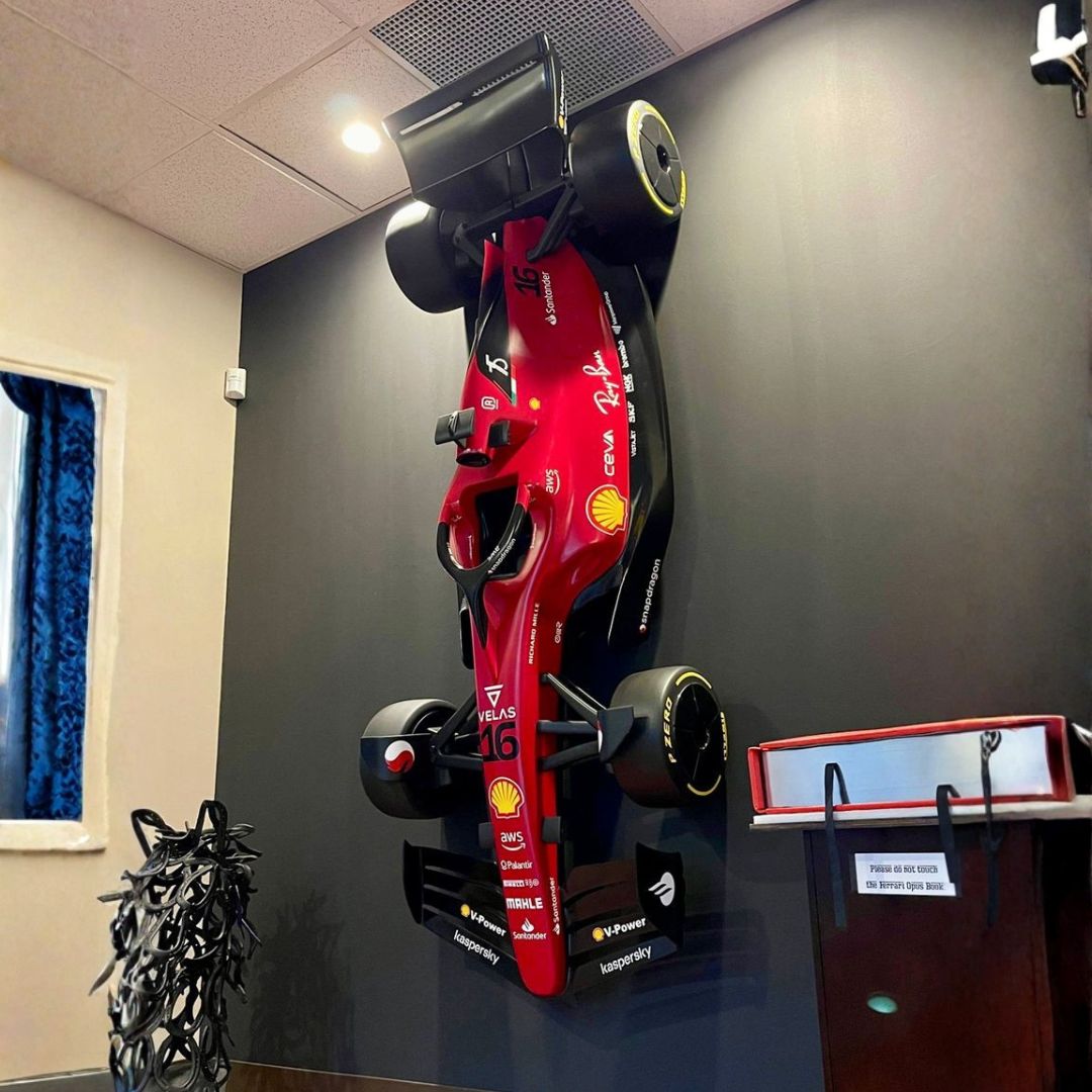 Half-Scale Formula 1 Car Wall Display (1:2 Scale) - MR MANCAVING